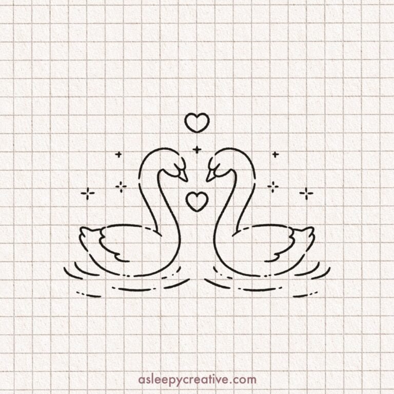 30+ Cute and Easy Bird Drawing Ideas - a sleepy creative