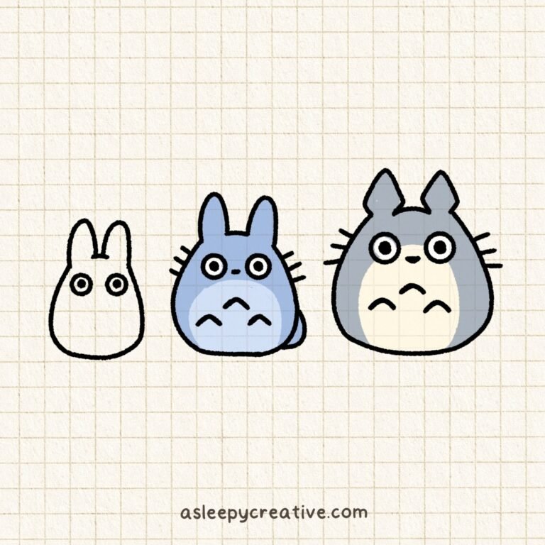 40+ Cute and Easy Ghibli Drawing Ideas