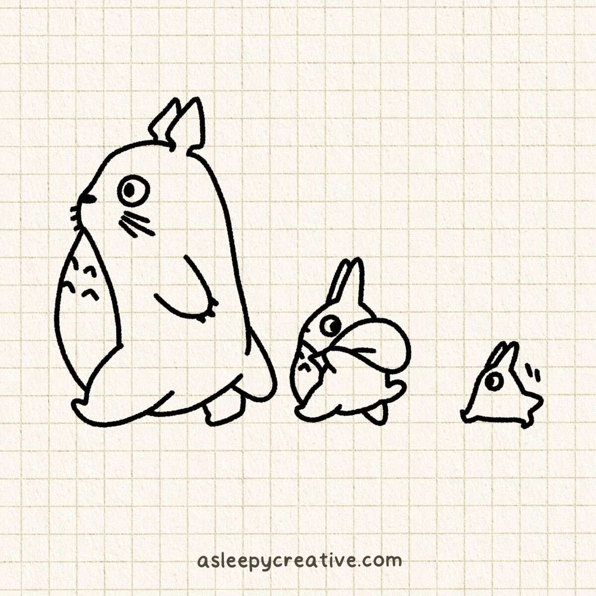 40+ Cute and Easy Ghibli Drawing Ideas
