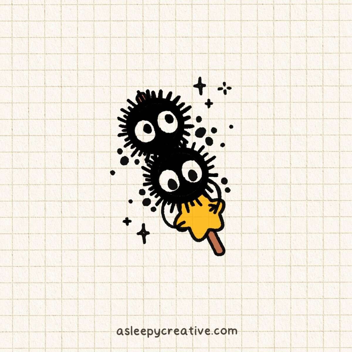 40+ Cute and Easy Ghibli Drawing Ideas
