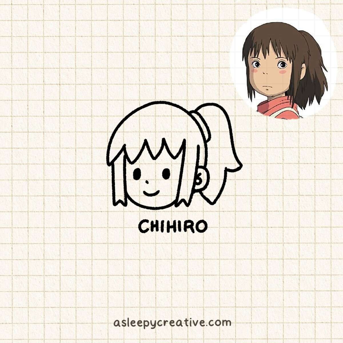 40+ Cute and Easy Ghibli Drawing Ideas
