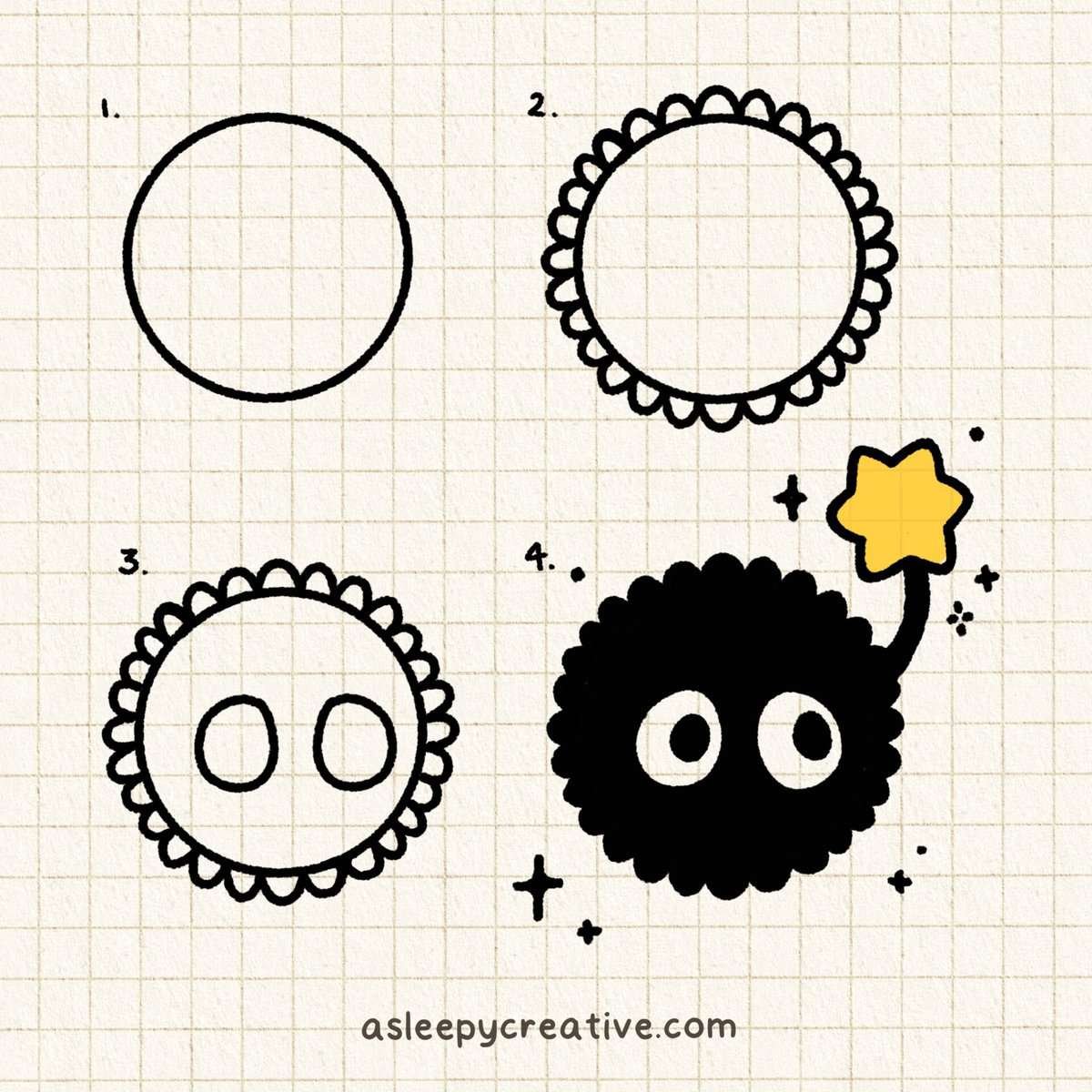 40+ Cute and Easy Ghibli Drawing Ideas