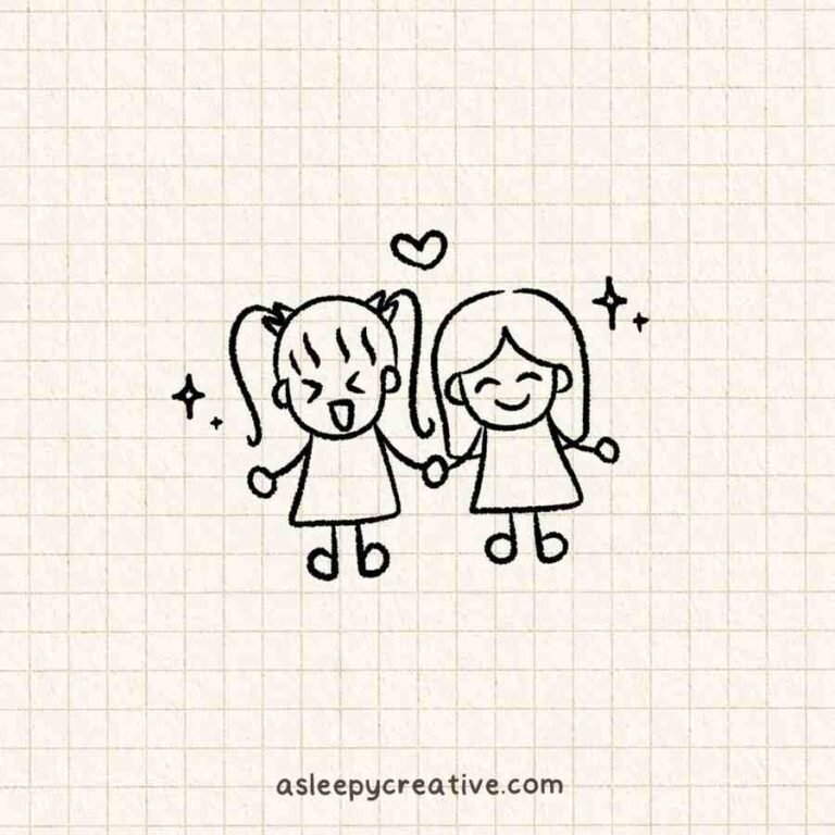 Sweet Friendship Drawing Ideas You Can Try Today