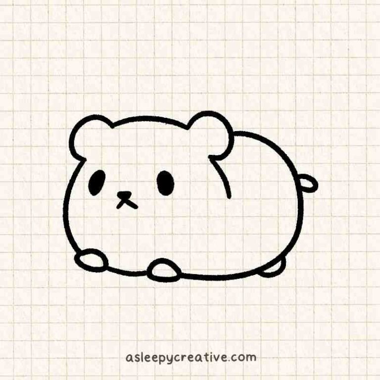 30+ Easy Hamster Drawing Ideas for Beginners