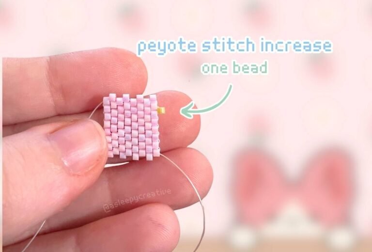 How to Peyote Stitch: A Visual Guide (Even-Count, Odd-Count, and Advanced Techniques) - a sleepy ...